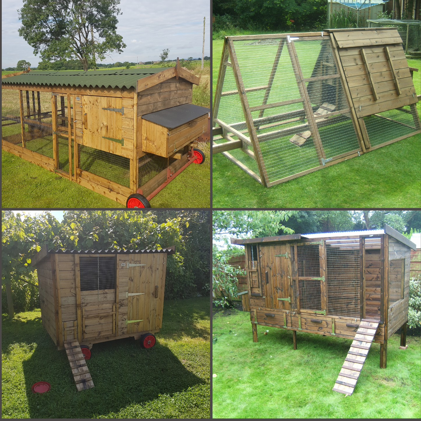 Traditional Timber Small or Large Poultry Houses for Sale UK - Smiths ...