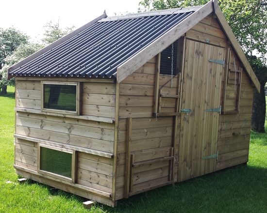 The Haywood Wooden Chicken Hut - Smiths Sectional Buildings
