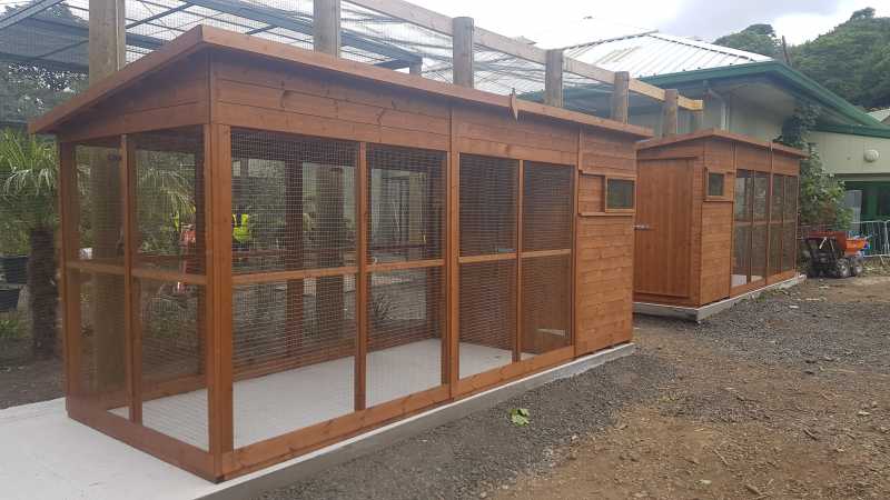 Built to order outdoor bird aviaries - Smiths Sectional Buildings