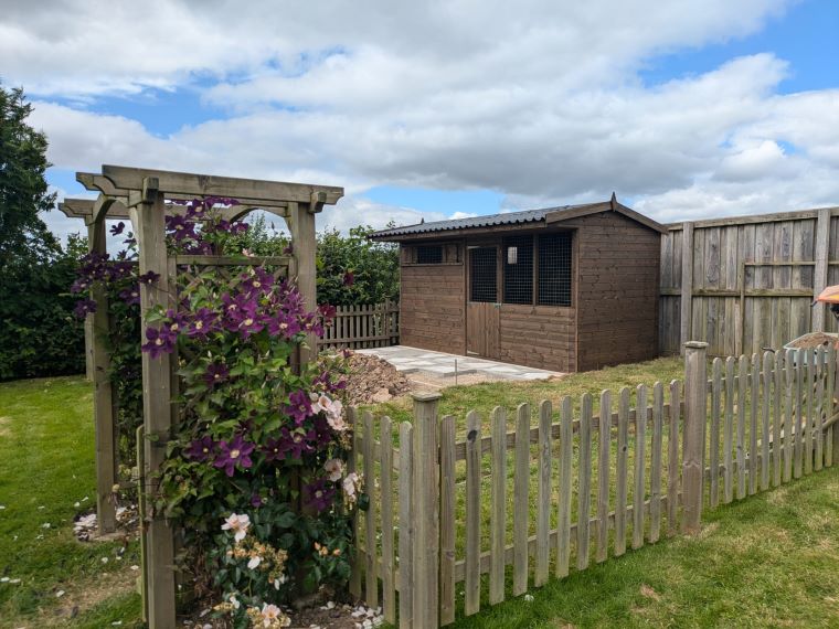 Single Goat House B 14' x 6’ - Smiths Sectional Buildings