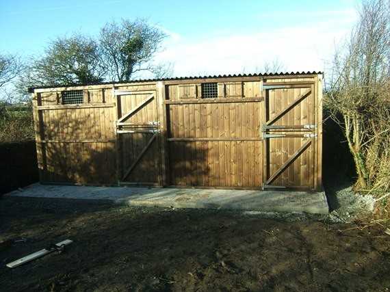 Double 10' x 10' Pony Stables (20' x 10') - Smiths Sectional Buildings